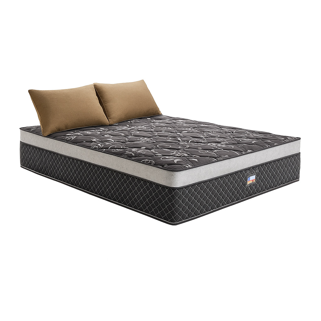 Colchon Queen Resortes Eurotop Opala Alta Densidad - Muebles Express
