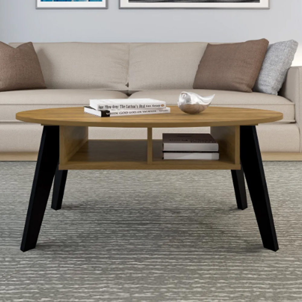 Mesa De Living Mesa Ratona Comedor Estilo Nordico Mdp Negro - Muebles ...