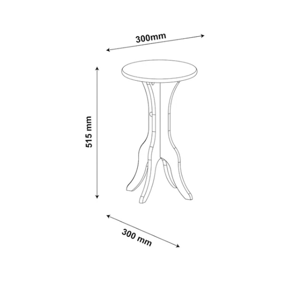 Mesa De Apoyo Mesa Ratona Diseño Elegante Moderno Mdp Negro - Muebles ...