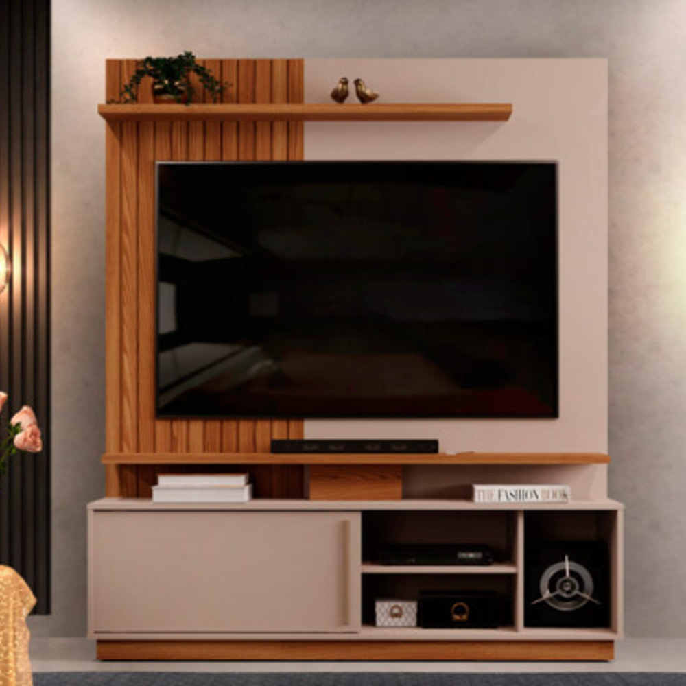 Panel Modular Rack Tv Led Living Sala Dormitorio Atenas - Muebles Express