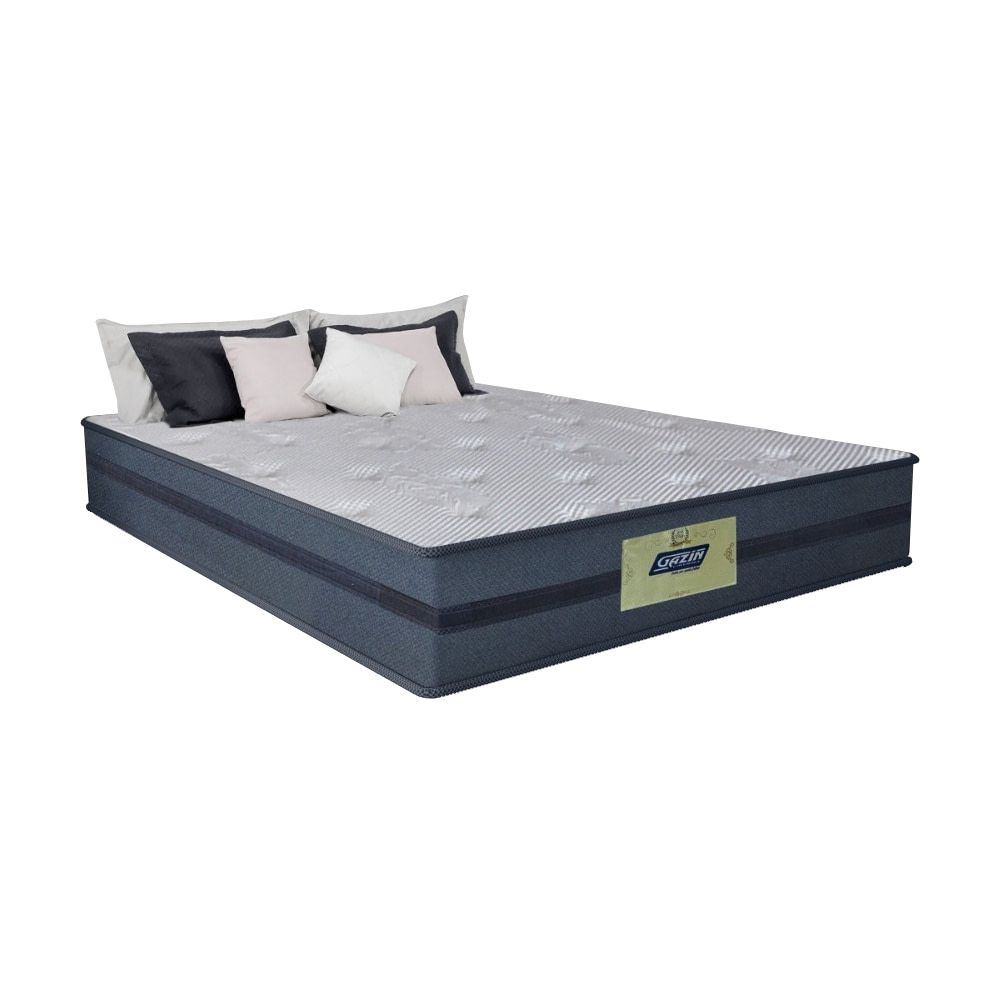 Colchon Sommier Espuma Plaza Y Media Alta Densidad 120cm - Muebles Express