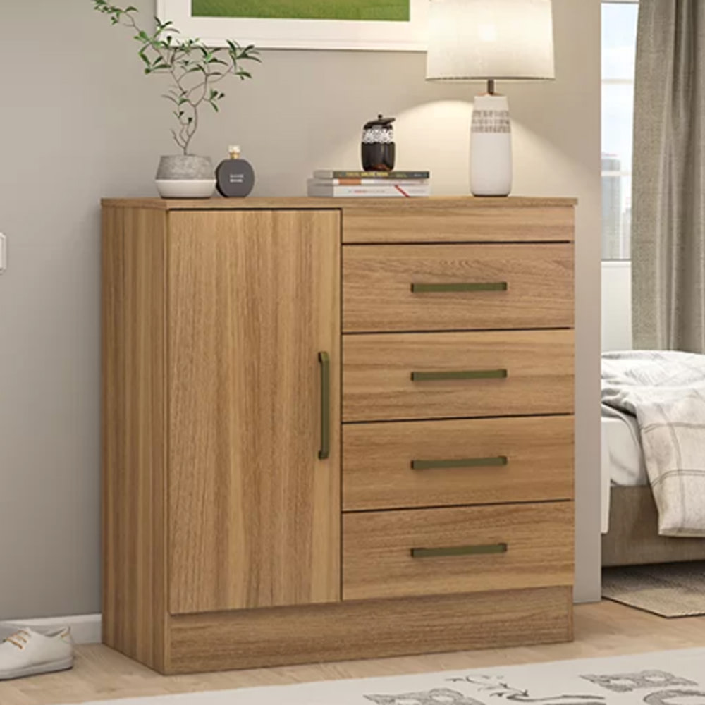 Comodas Cajoneras 4 Cajones Living Dormitorio Montevideo - Muebles Express