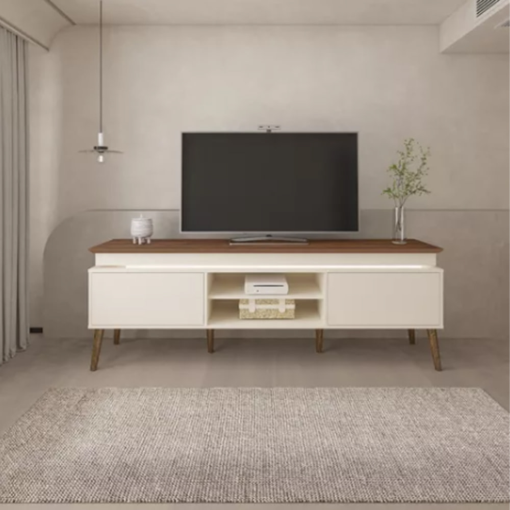 Rack Para Tv Led 75 Pulgada Tira Led Estilo Nordico 100% Mdp - Muebles ...