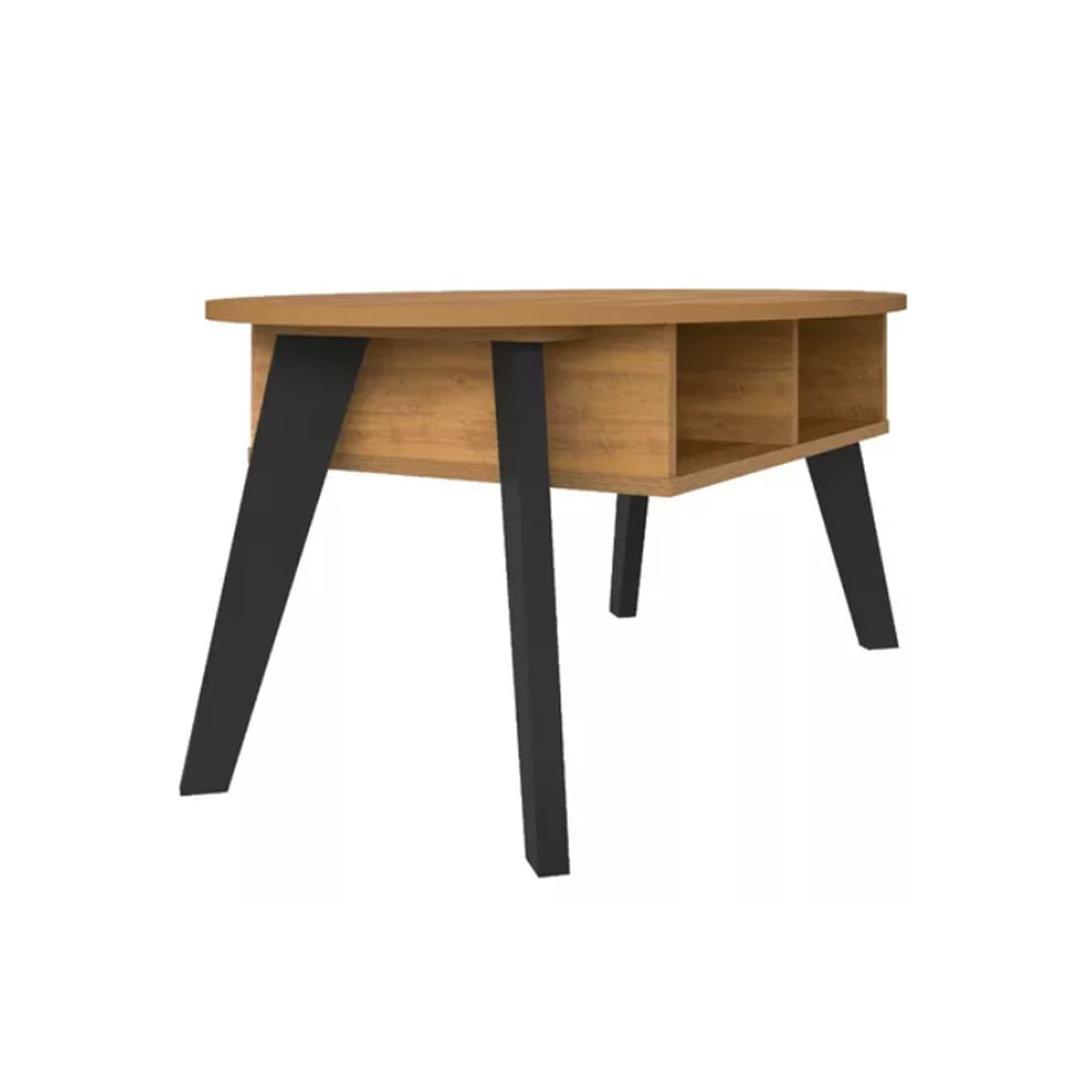 Mesa De Living Mesa Ratona Comedor Estilo Nordico Mdp Negro - Muebles ...