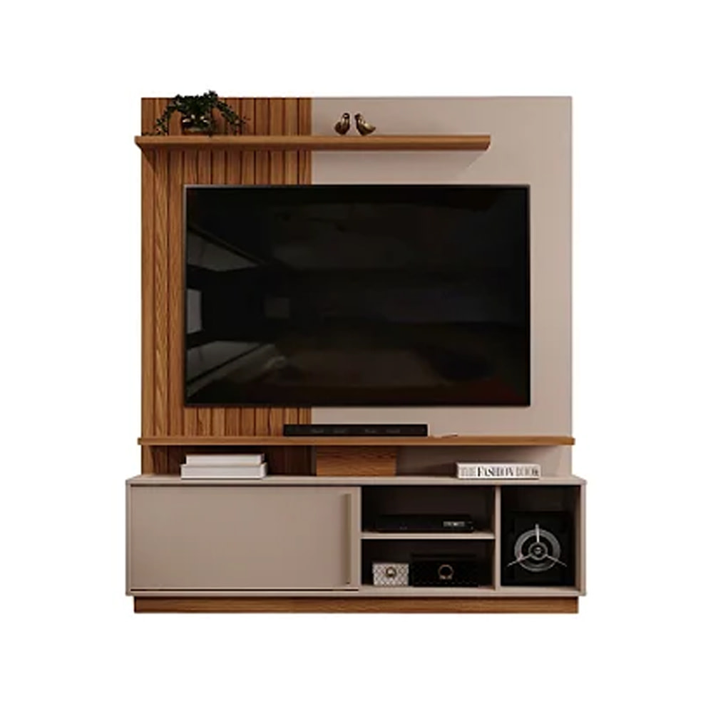 Panel Modular Rack Tv Led Living Sala Dormitorio Atenas - Muebles Express