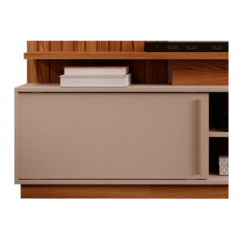 Panel Modular Rack Tv Led Living Sala Dormitorio Atenas - Muebles Express