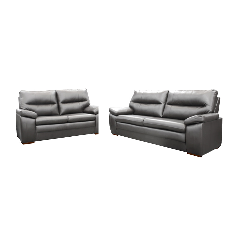Juego De Living Sofa 3 Y 2 Cuerpos Cuerina Alta Calidad - Muebles Express