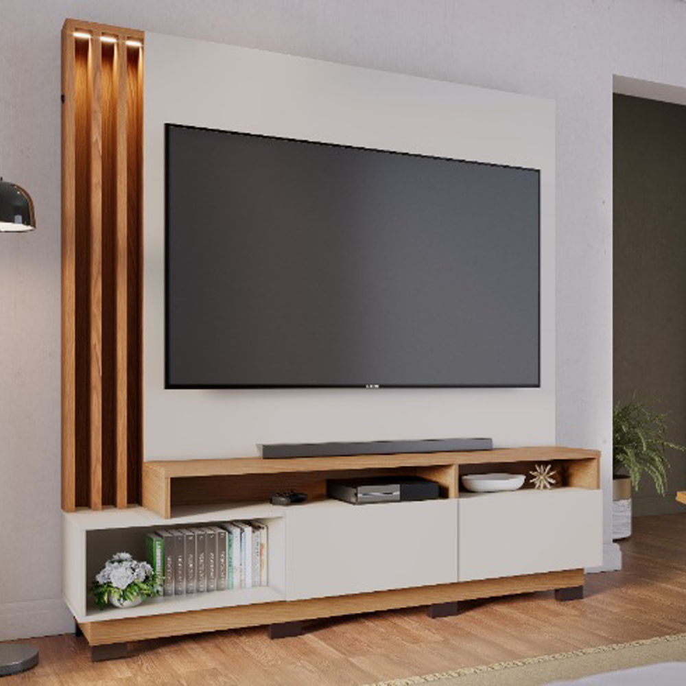 Rack Tv Panel Led Lcd Mueble Living Comedor Humaita - Muebles Express