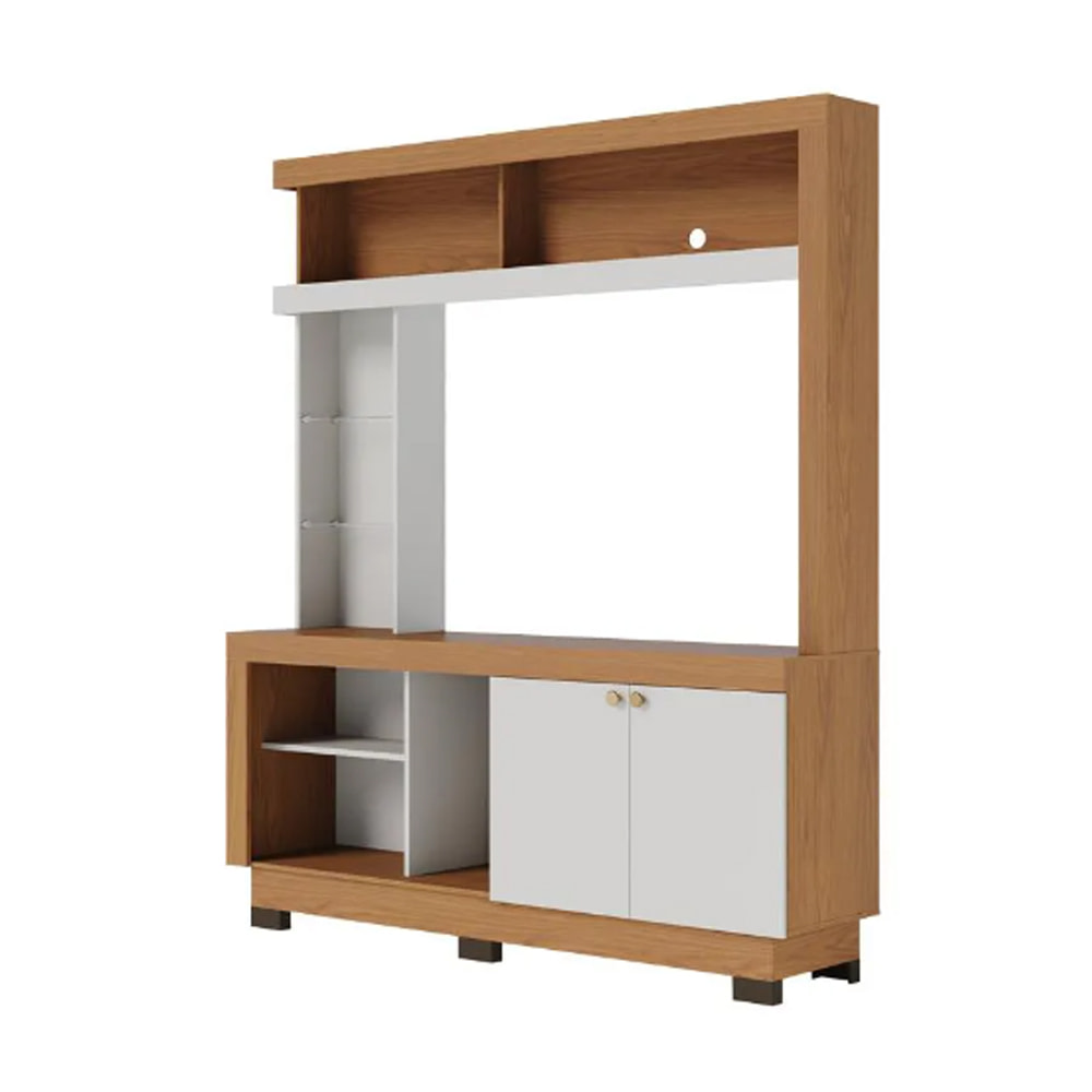 Rack Modular Tv 2 Puertas Con Patas Hasta 50 Pulgadas Valenca - Muebles ...