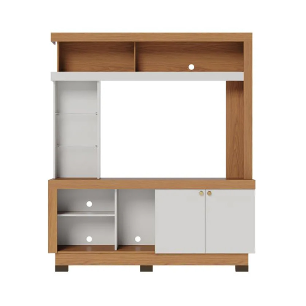 Rack Modular Tv 2 Puertas Con Patas Hasta 50 Pulgadas Valenca - Muebles ...