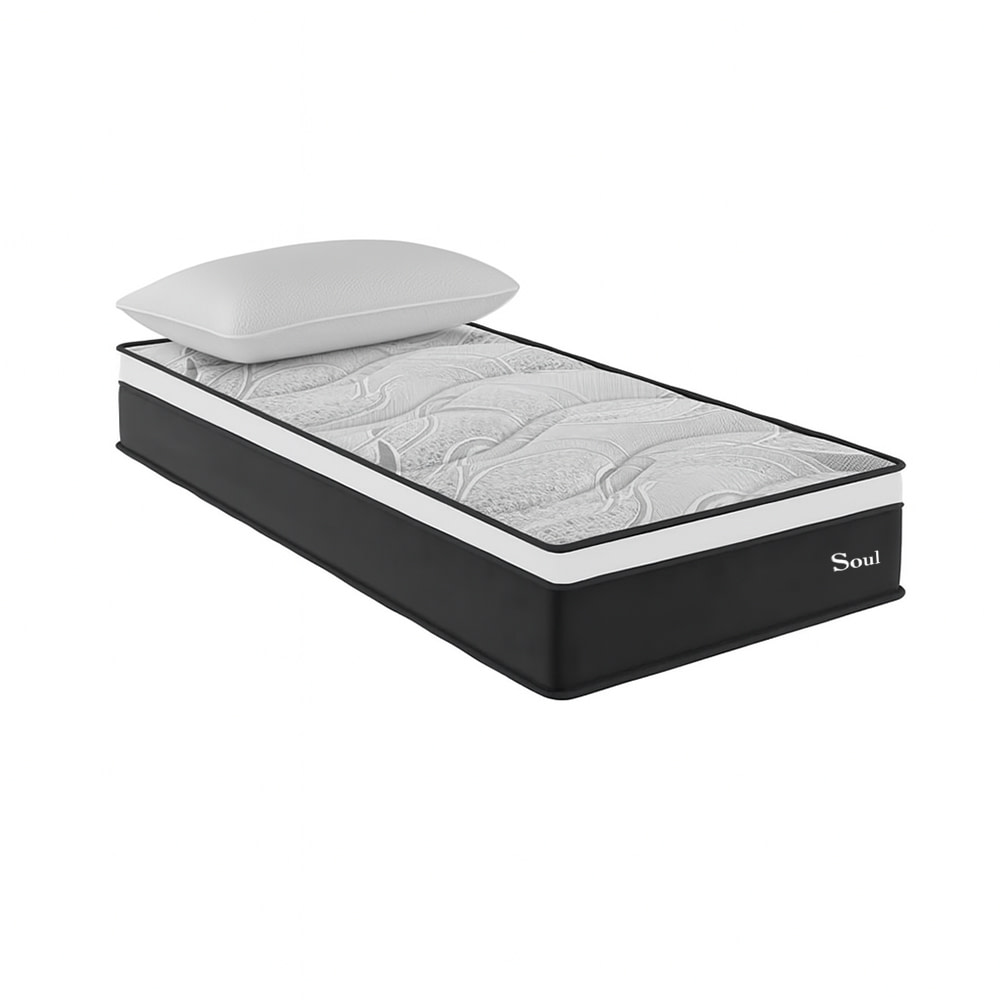 Colchon 1 Plaza Espuma De Alta Densidad Extra Firme - Muebles Express