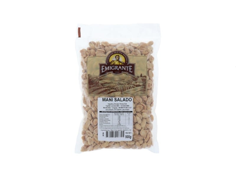 Maní Salado Bolsa 500gr. SKU 201396 - PONTYN S.A.