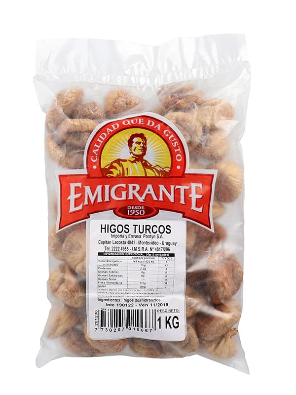 Higos Turcos Bolsa 1kg. SKU 201236 - PONTYN S.A.