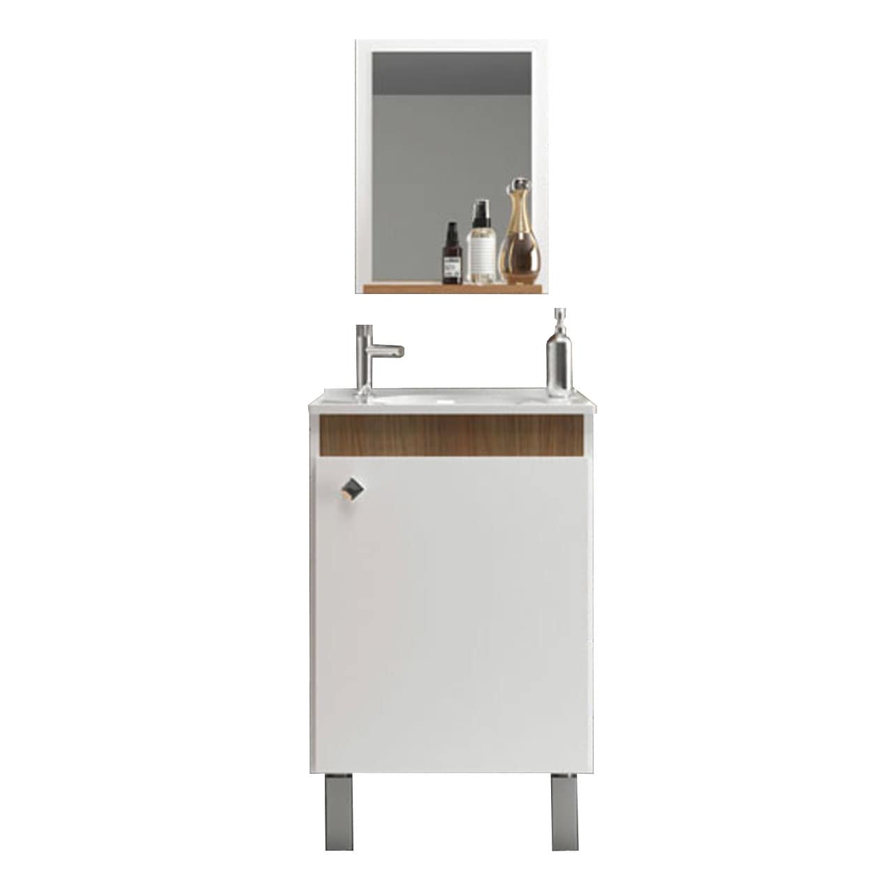 Mueble De Baño Con Bacha Y Espejo - Muebles Express